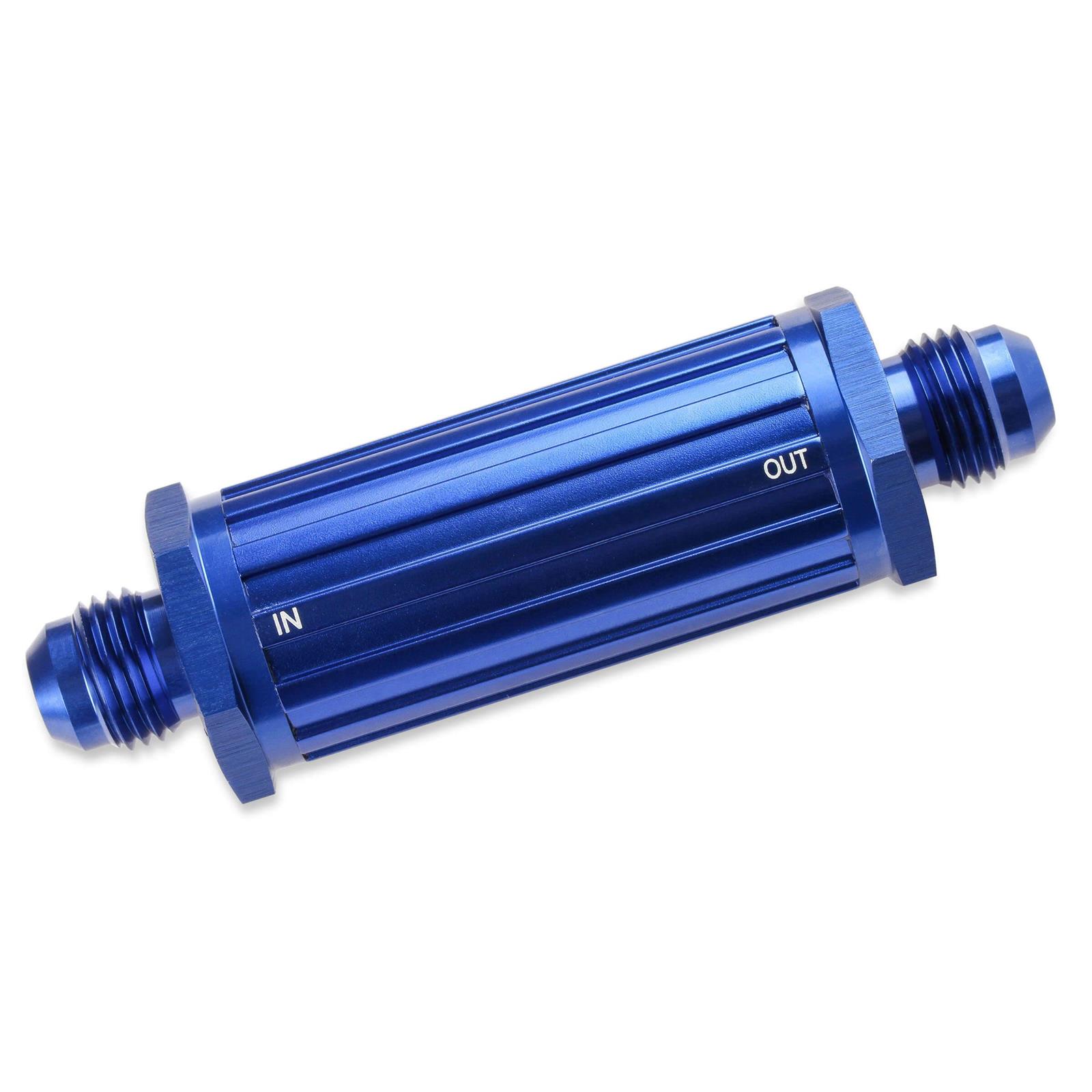 Mr Gasket 2006 -6 AN Male Fuel Filter, 30 Micron