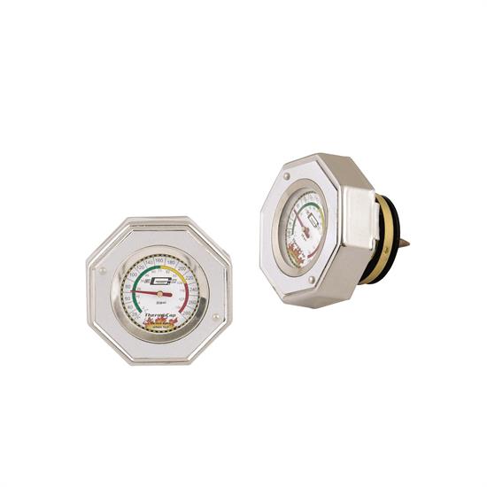 Mr Gasket 2474S Thermocap Radiator Cap, 20 PSI, Silver
