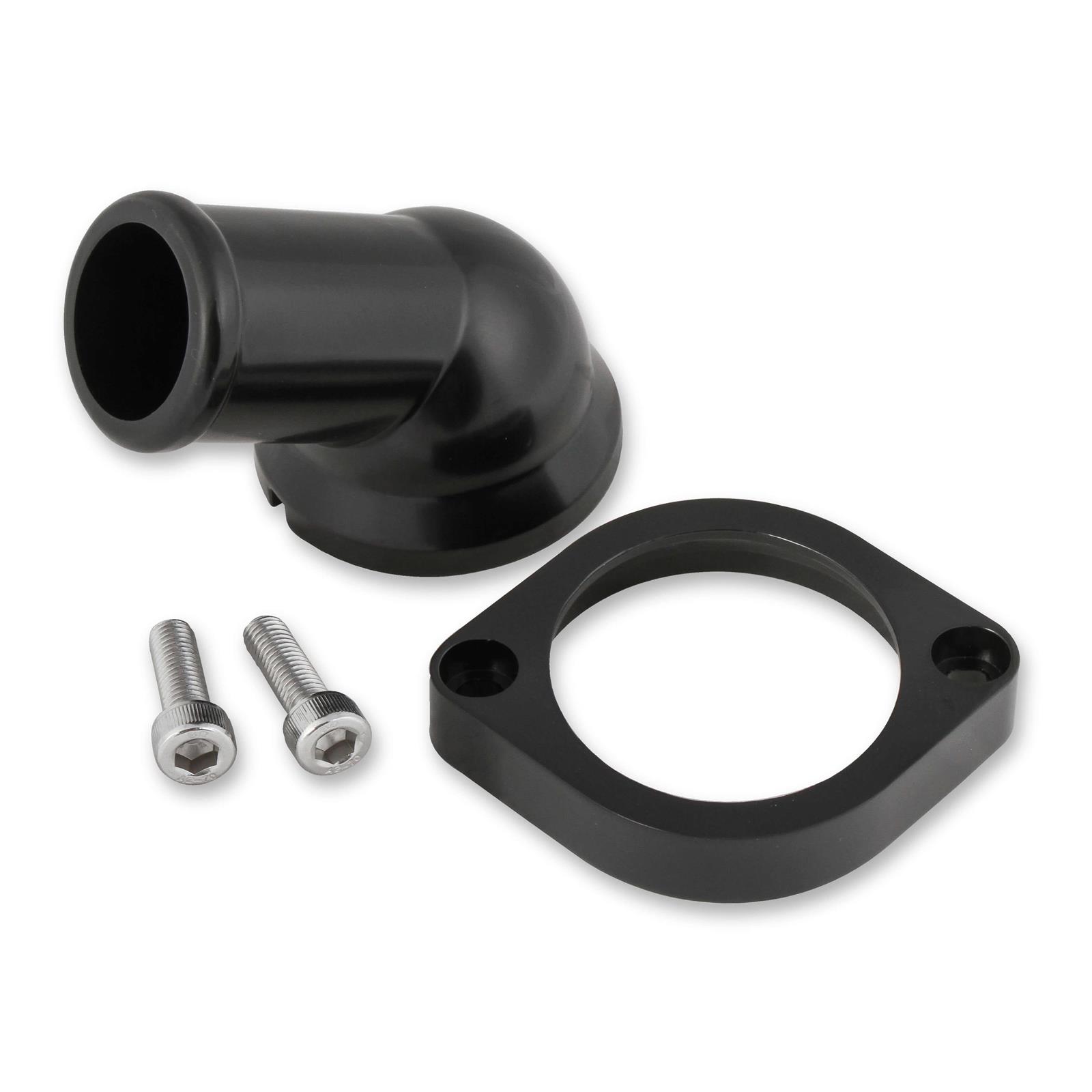 Mr Gasket 2670BK LS Water Neck, Swivel, 30 Degree, Black Finish