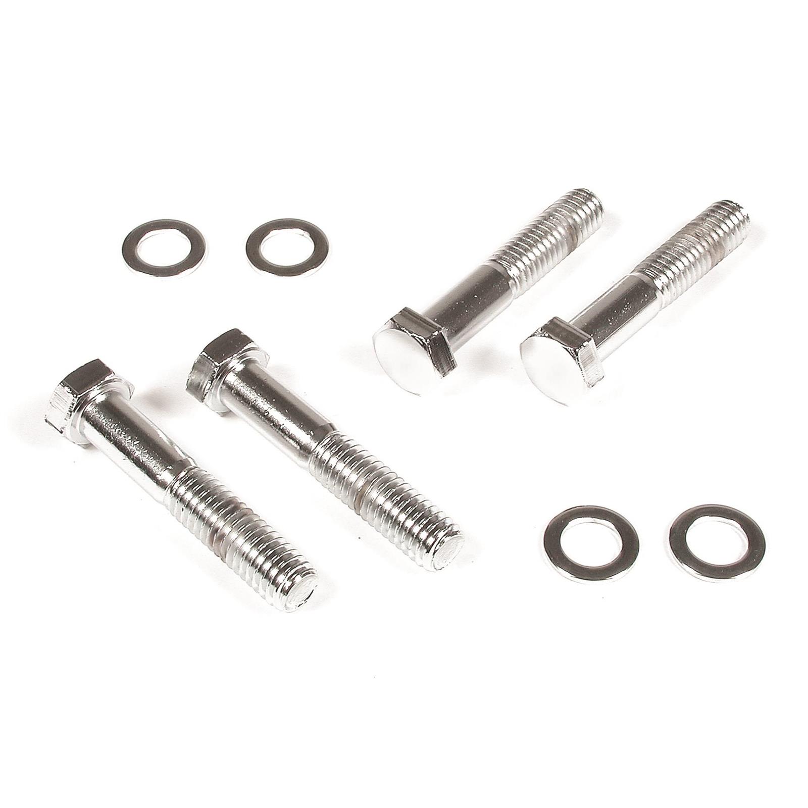 Mr Gasket 5006 Chrome Intake Manifold Bolt Kit, SBF, 5/16-18 x 2 Inch
