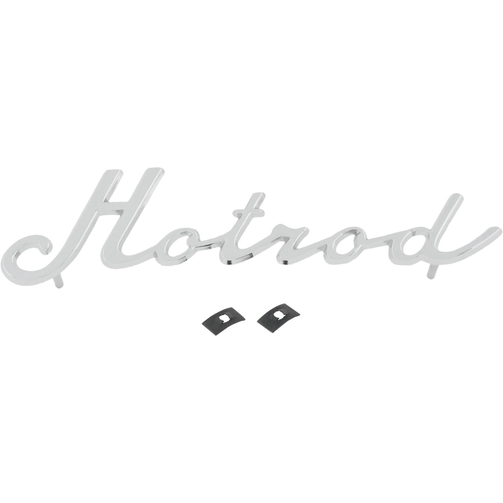 Hot Rod Script Emblem