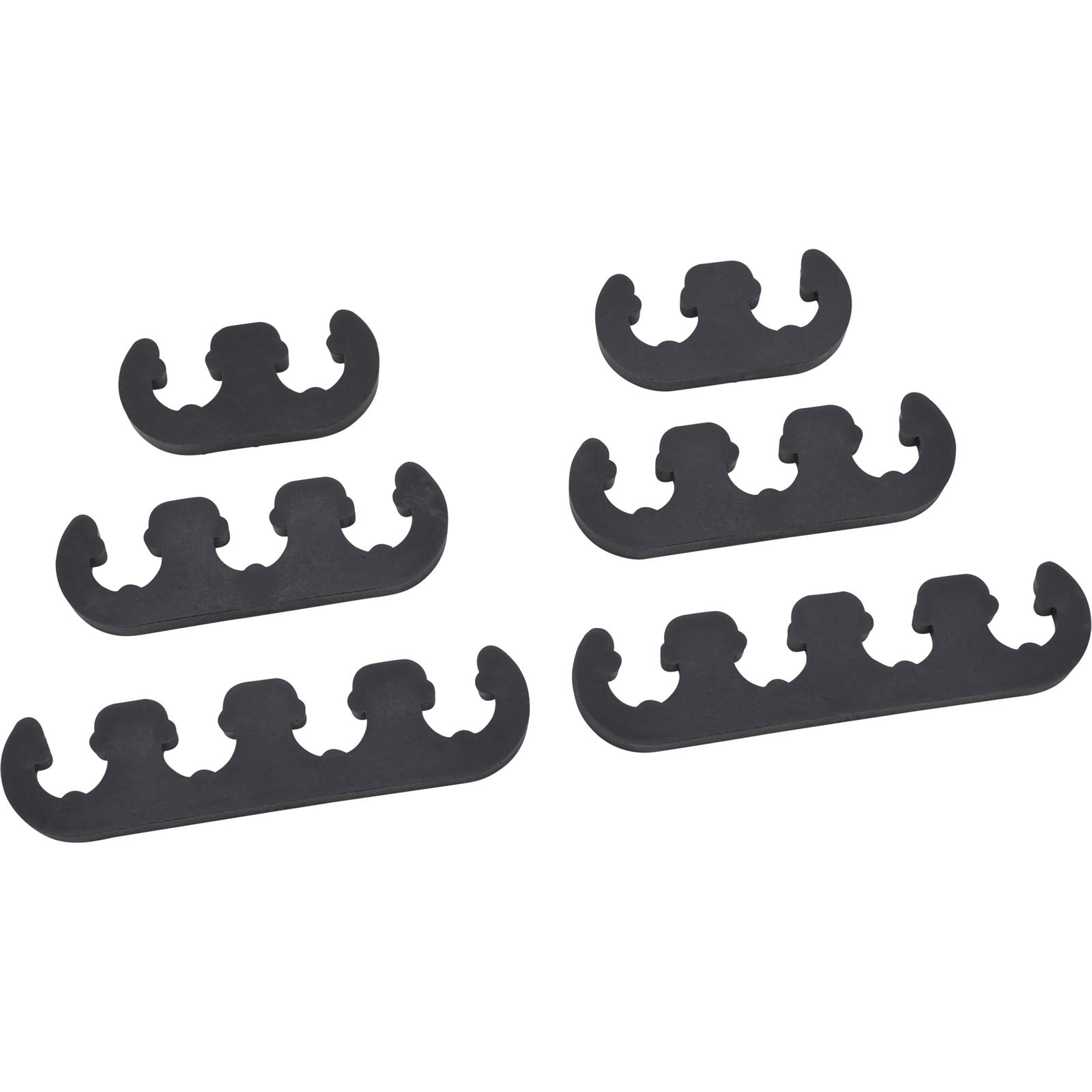 Mr Gasket 9728 Wire Separators, Plastic, 7mm/8mm, Black