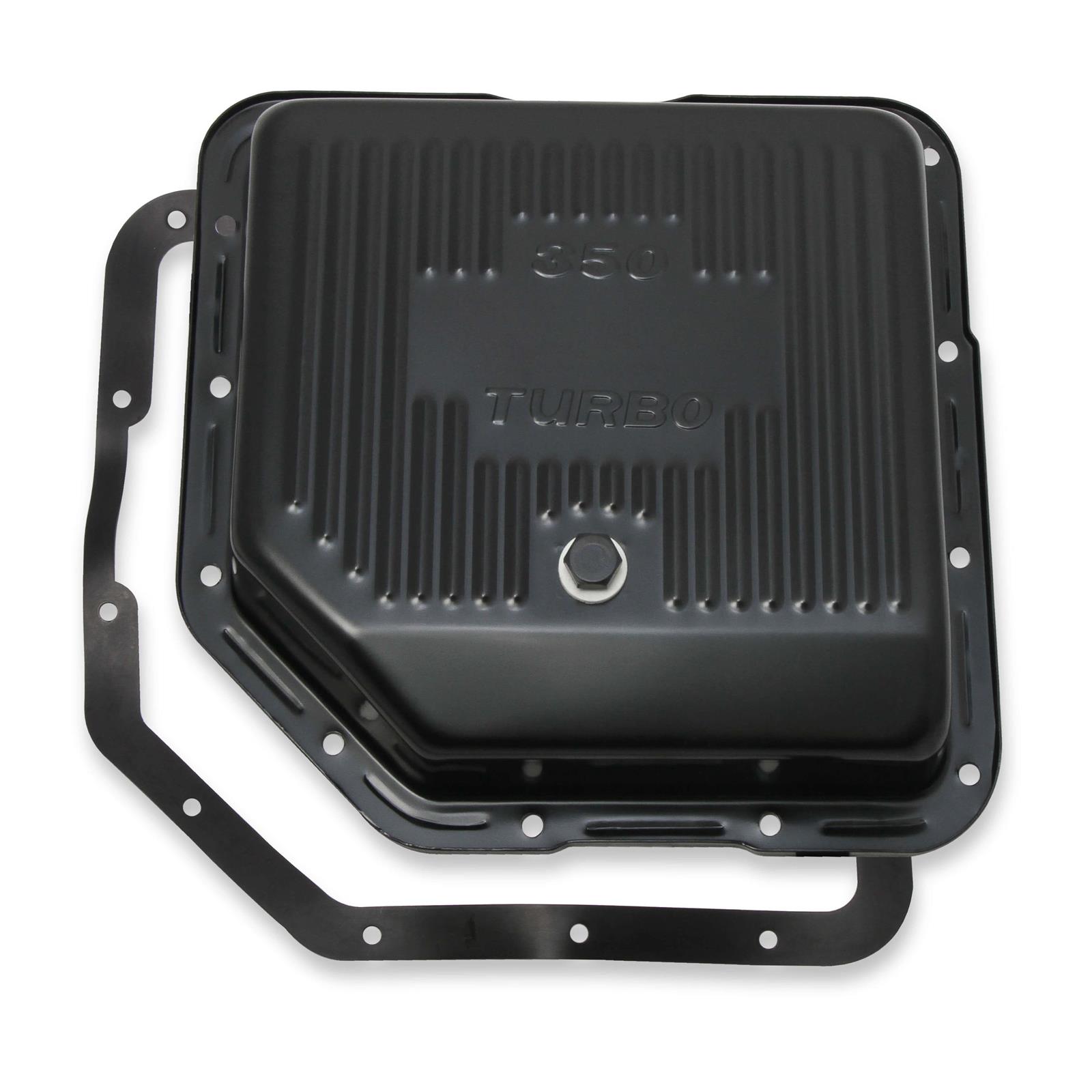Mr Gasket 9765BMRG Transmission Oil Pan, TH350, Black
