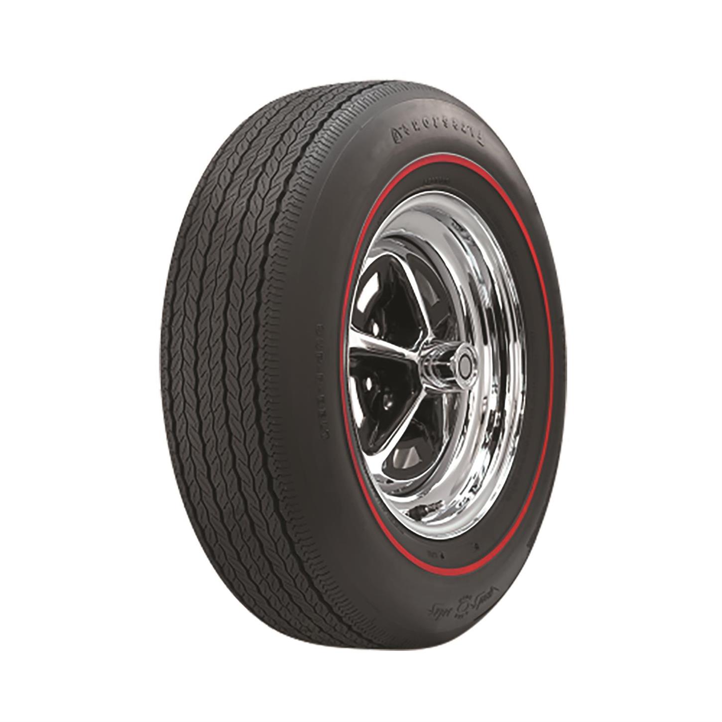 Firestone 55290 Wide Oval Tire, Redline, GR70-14