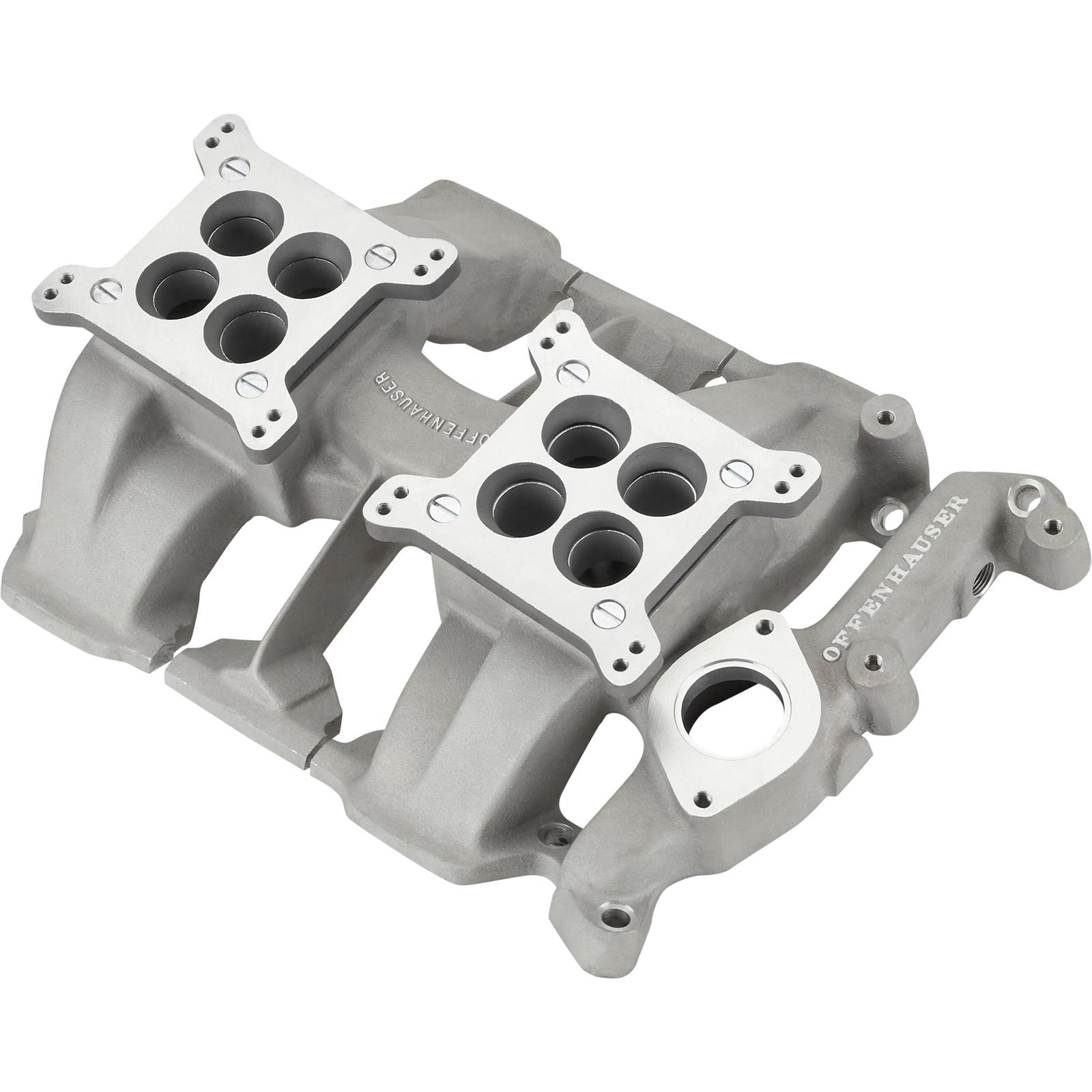 Offenhauser 3285 54-56 Olds Rocket Dual Quad Intake, Large Port