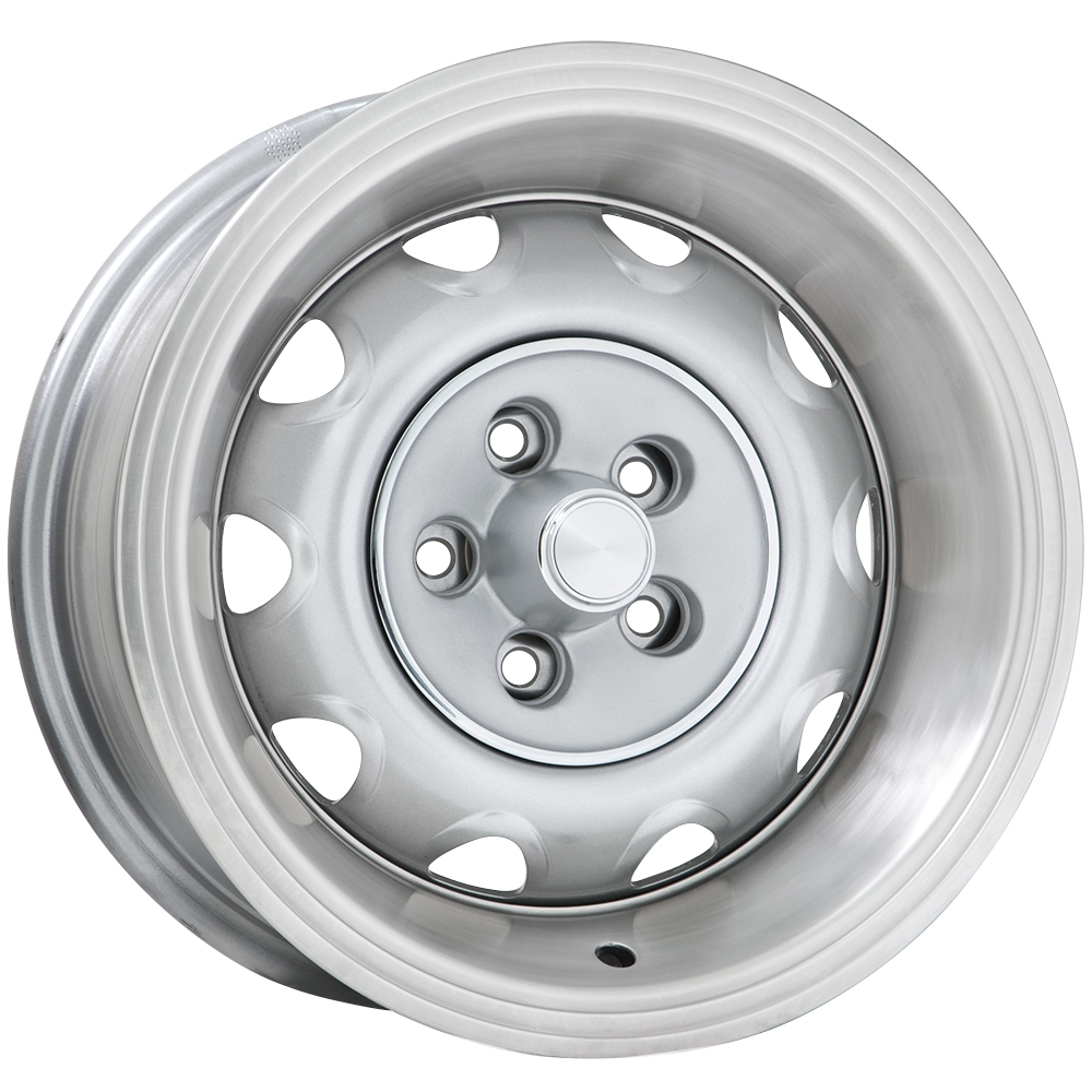 Wheel Vintiques 56-5812042 56 15x8 Chrysler Rallye, 5x4.5, 4.5BS