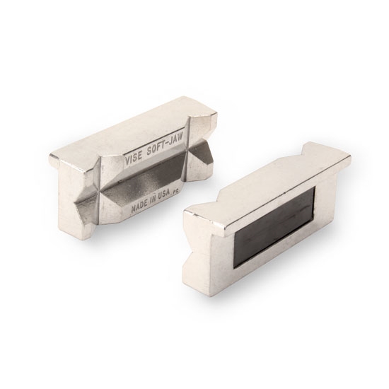 Bench Vise Soft Aluminum Fitting Jaws tillescenter Industrial Power ...