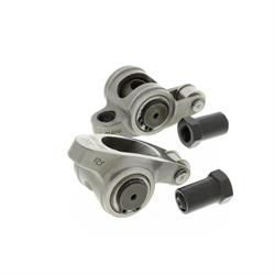 SBC Stainless Roller Rocker Arms, Split Ratio, 3/8 Stud, Self Aligning