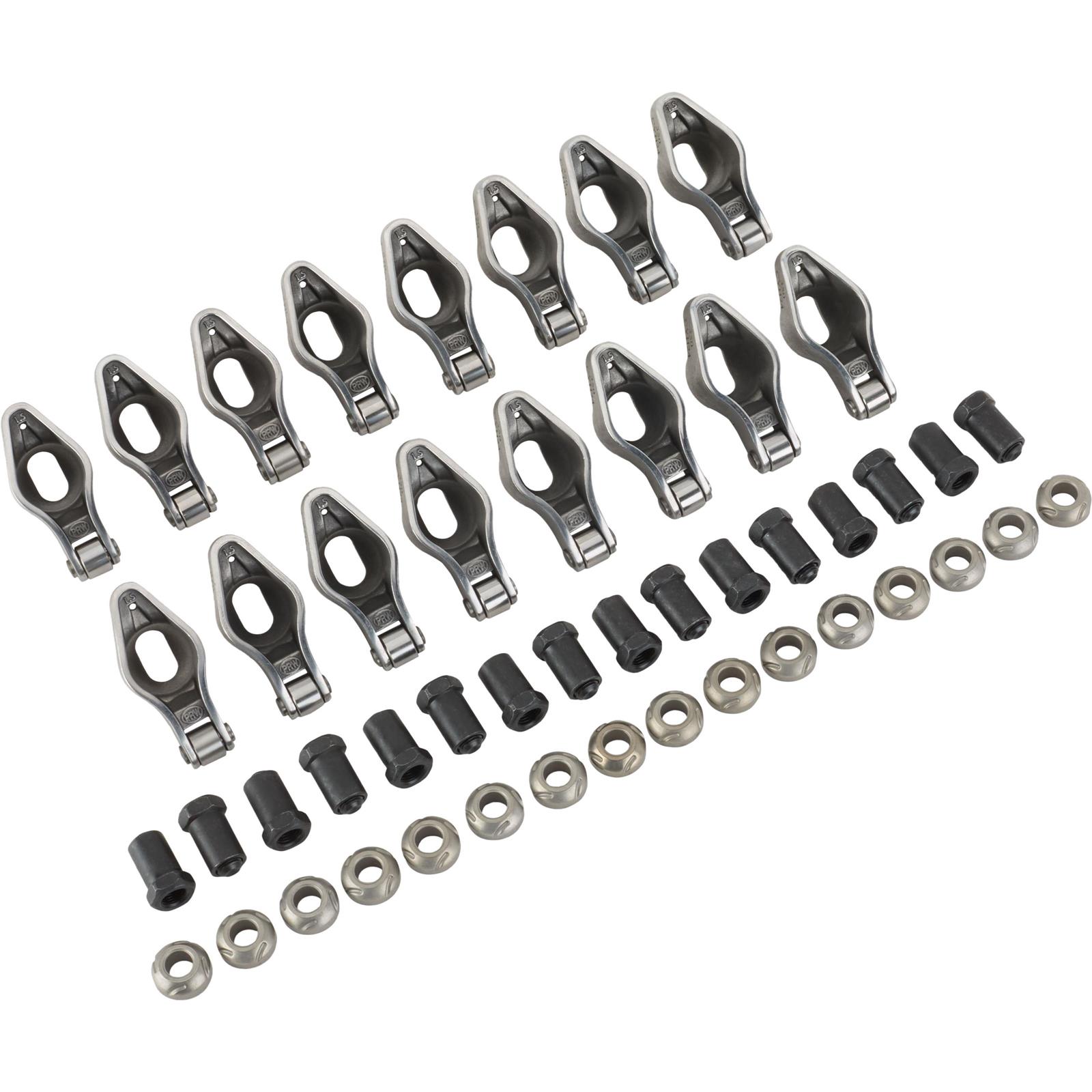 Small Block Chevy Sportsman Roller Tip Rocker Arms, 1.5:1, 3/8 Stud