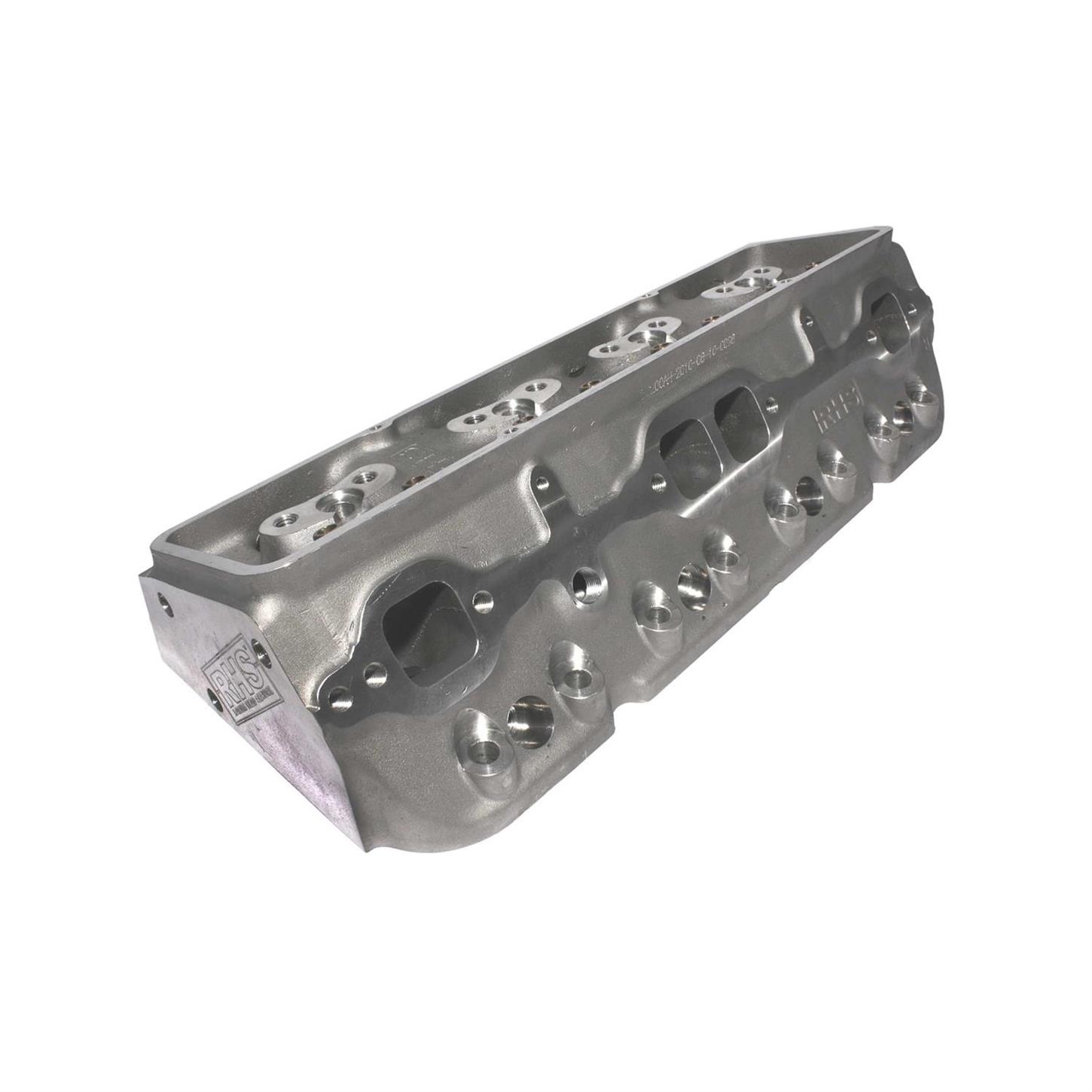 RHS 12044 Small Block Chevy Aluminum Cylinder Head, 23 Deg, 72cc/200cc