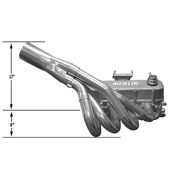 Garage Sale - Dynatech Big Block Chevy Up Swept Dragster Weld-Up Header Kit