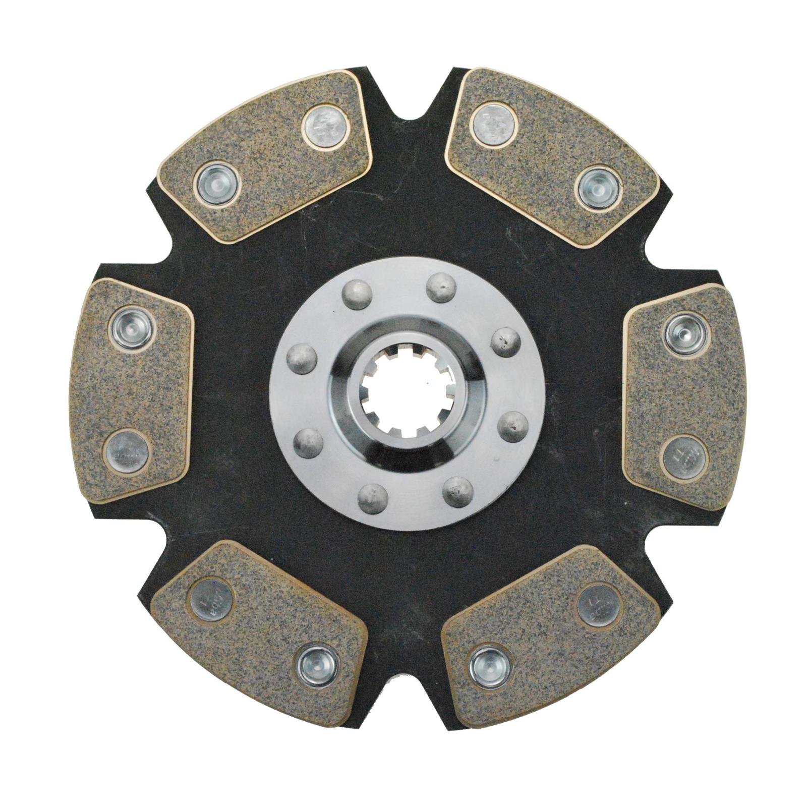 Ram Clutches 1015 Metallic Clutch Disc, 8.5 X 1 1/16-10 Spline