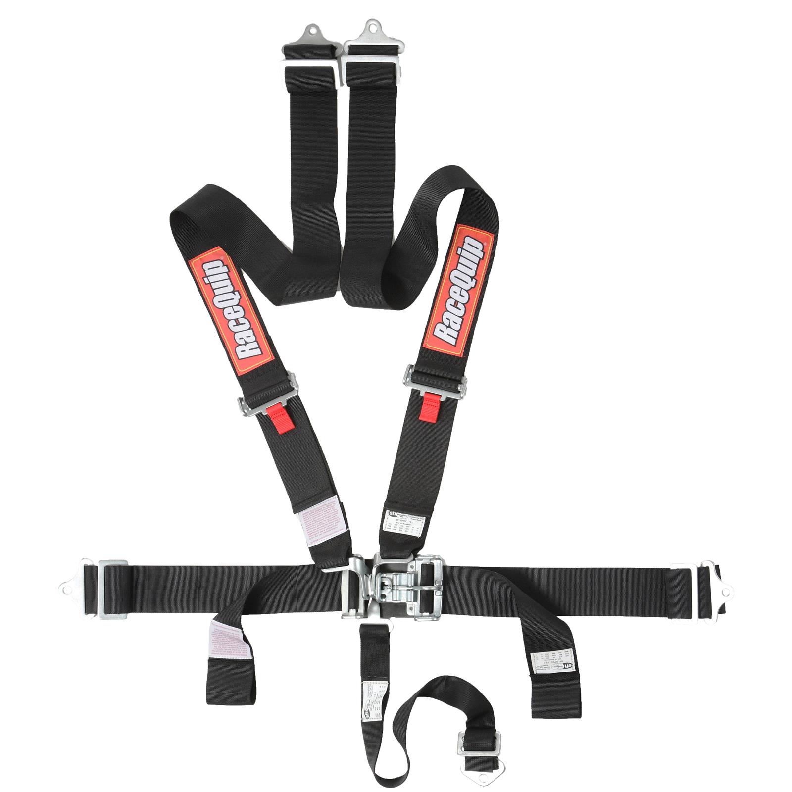 RaceQuip Latch And Link 5 Point Racing Harness Set, 3 Inch
