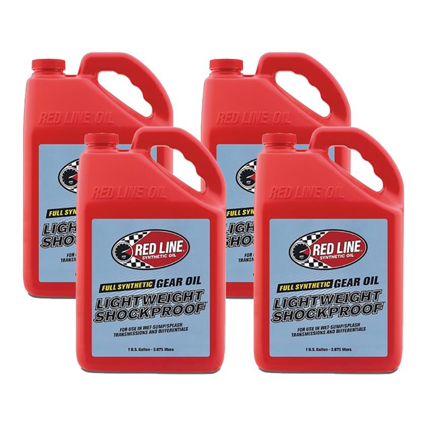 Redline 58405 Lightweight ShockProof 75W140 Oil, 4 Gal.