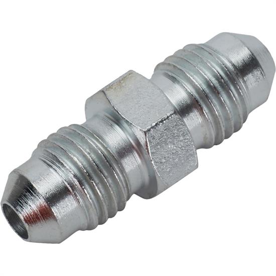 Steel Straight Adapter -4 AN to -4 AN