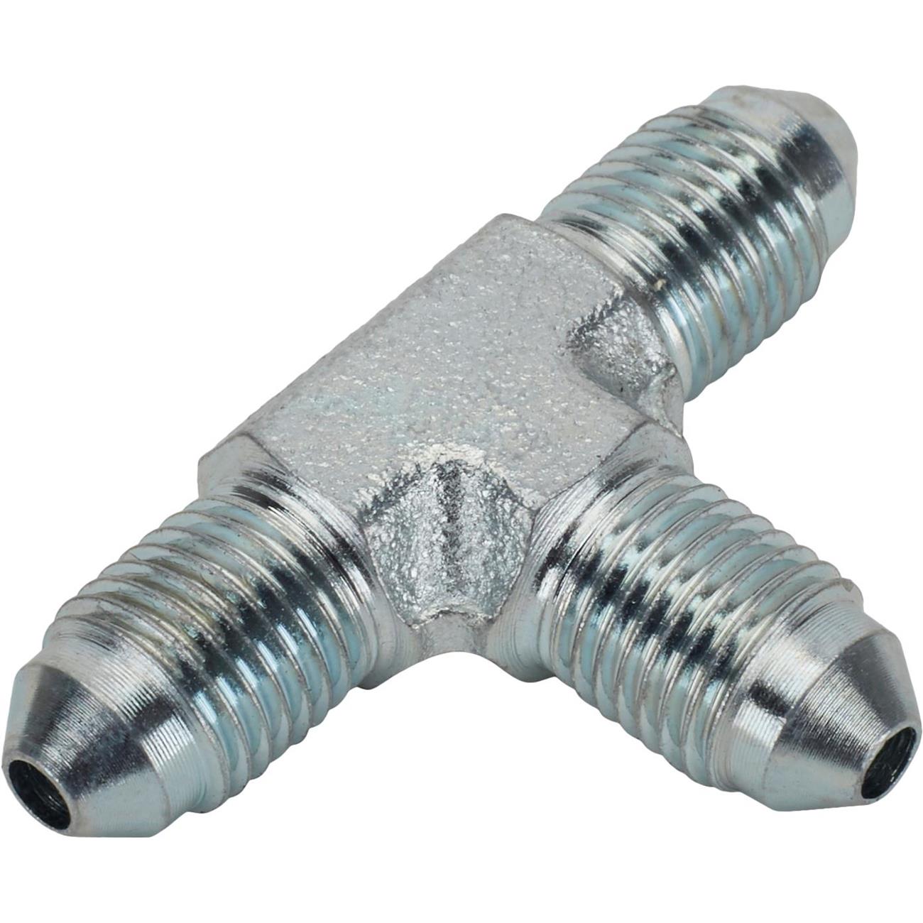 Steel AN3 Tee Adapter