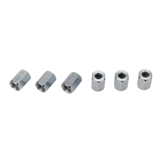 Steel AN3 Tube Nuts - 6/Bag