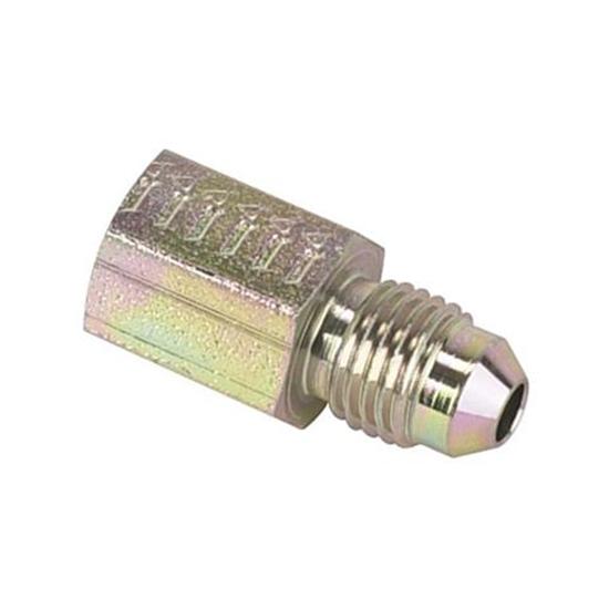 Gauge Fitting, Straight AN4 Male, 1/8 Inch NPT Female