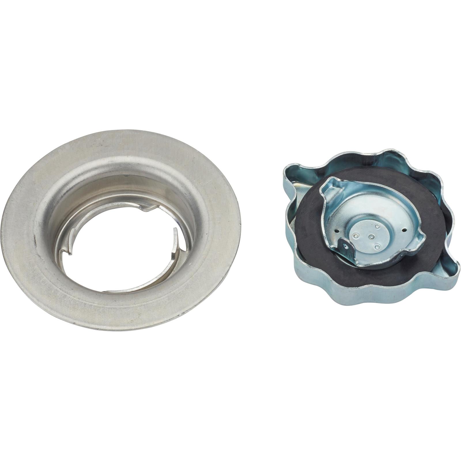 Flanged Aluminum Gas/Oil Tank Filler Neck with Twist-On Vented Cap