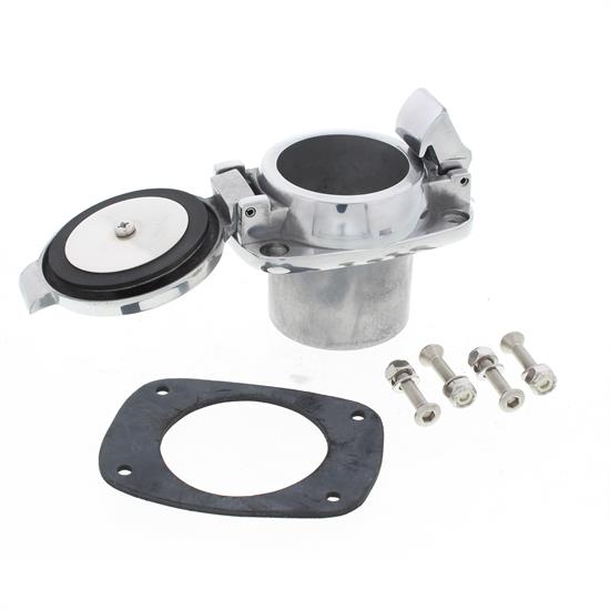 Speedway Small 2.5" Polished Aluminum Shelby Cobra Style Flip Top Gas ...