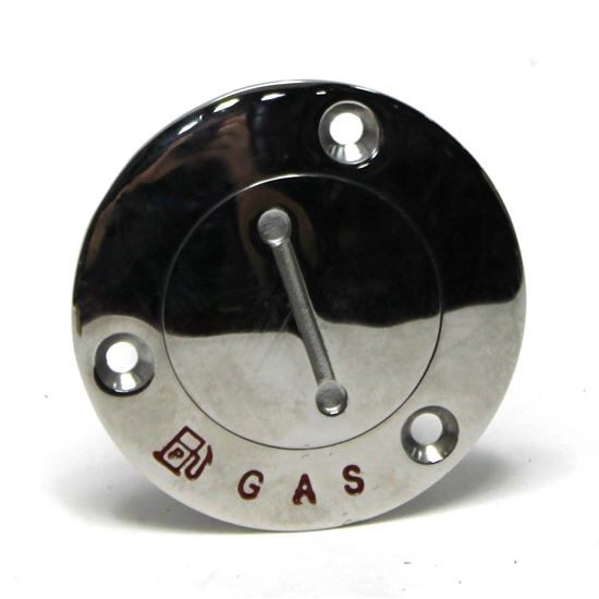Garage Sale - Chrome Plated Stainless Steel Flush Mount Fuel Fill