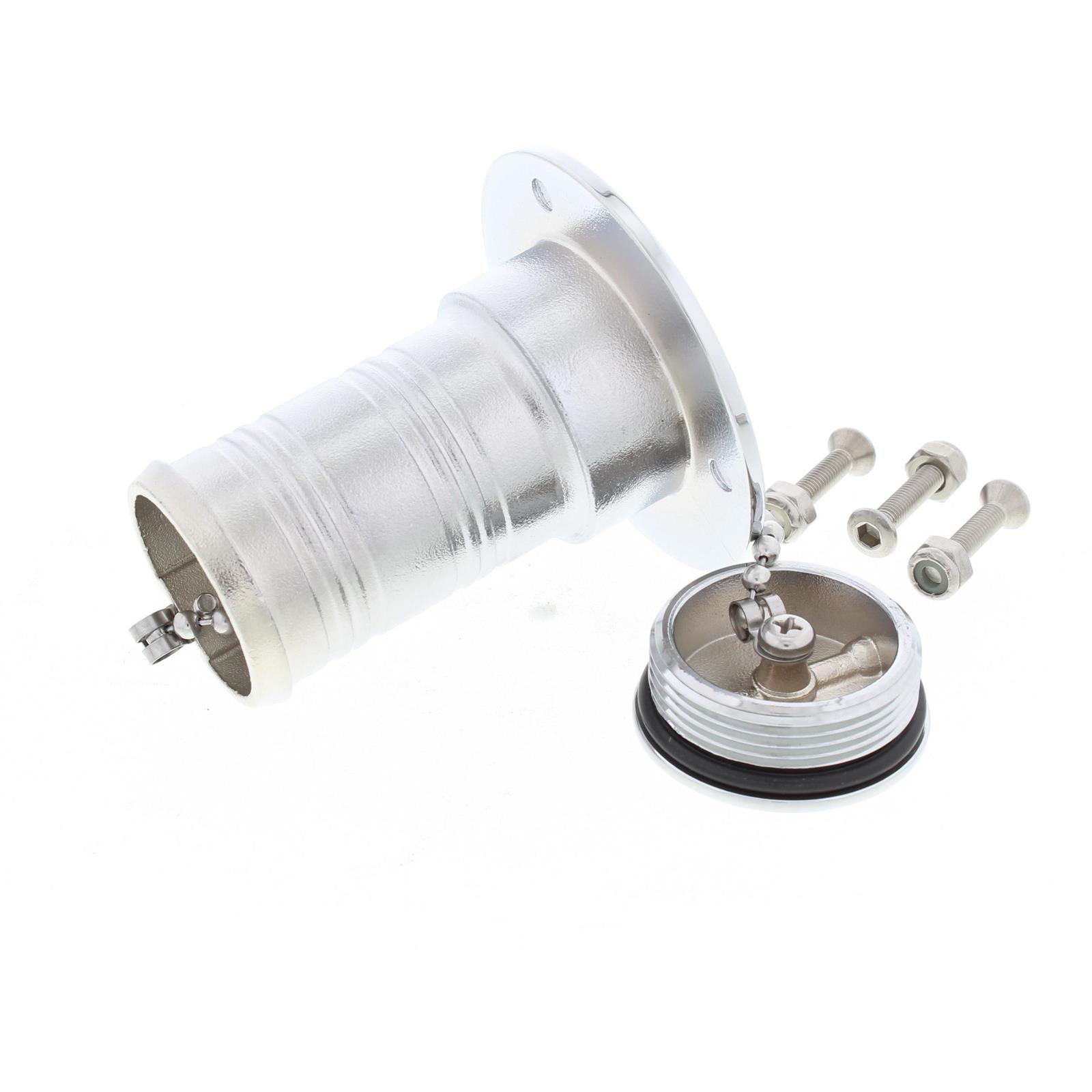 Chrome Plated Stainless Steel Flush Mount Fuel Fill