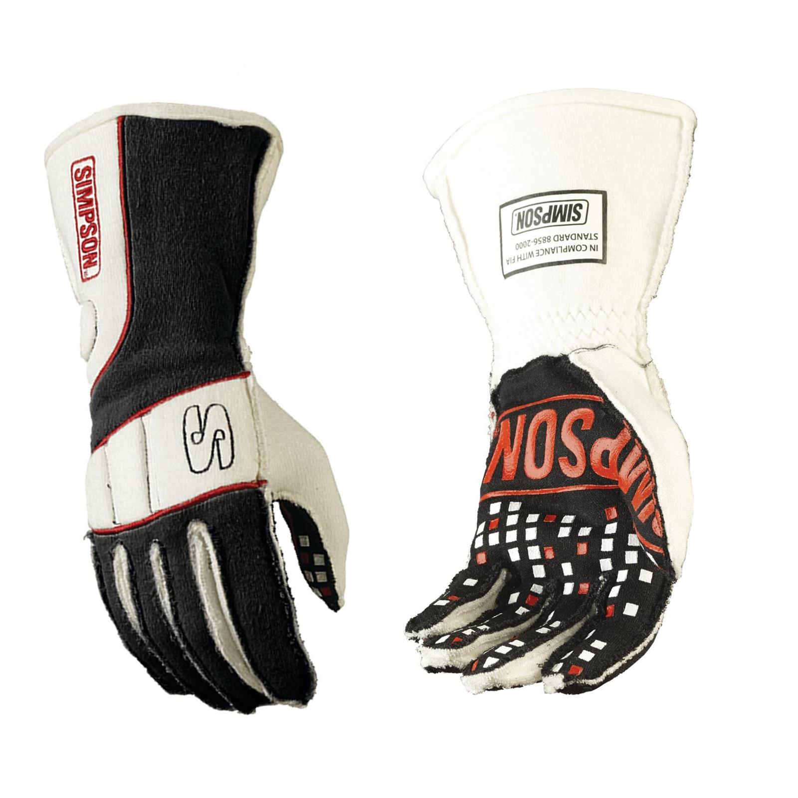 Simpson Vortex Racing Driver Gloves SFI 3.3