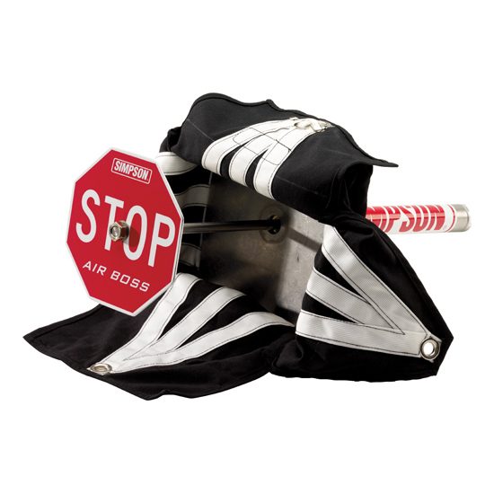 Simpson 42031BK Air Boss 8 Foot Drag Chute, with Launcher, Black