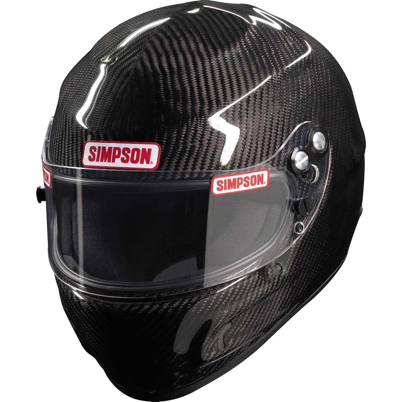 Simpson Carbon Devil Ray SA2015 Helmet, Black