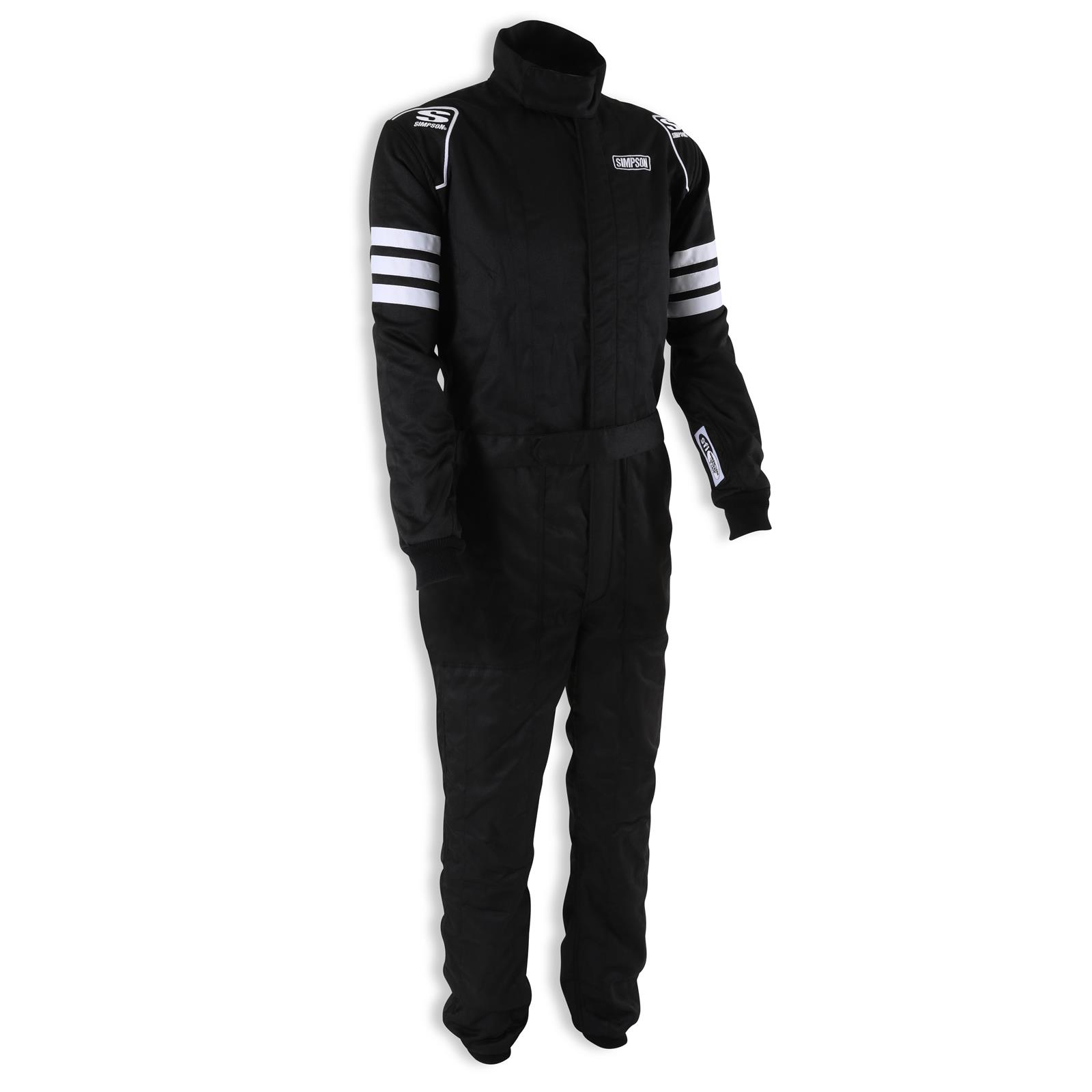 Simpson Safety C402311 Classic Sfi 5 Suit Black- Large