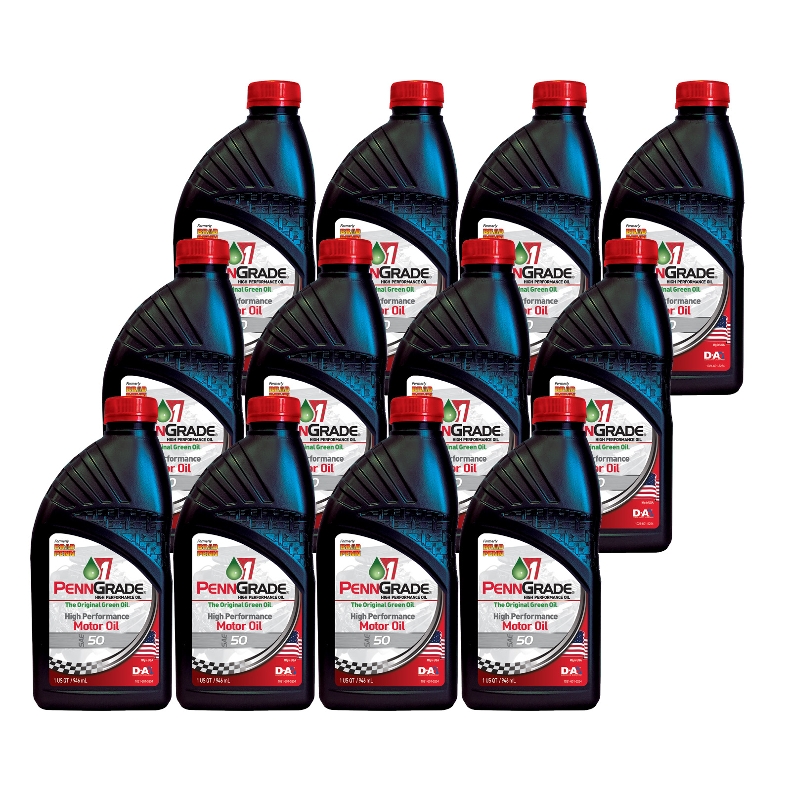 Penn Grade 1 71156 SAE 50W Syn Blend Perf Engine Oil, 12 Qt.