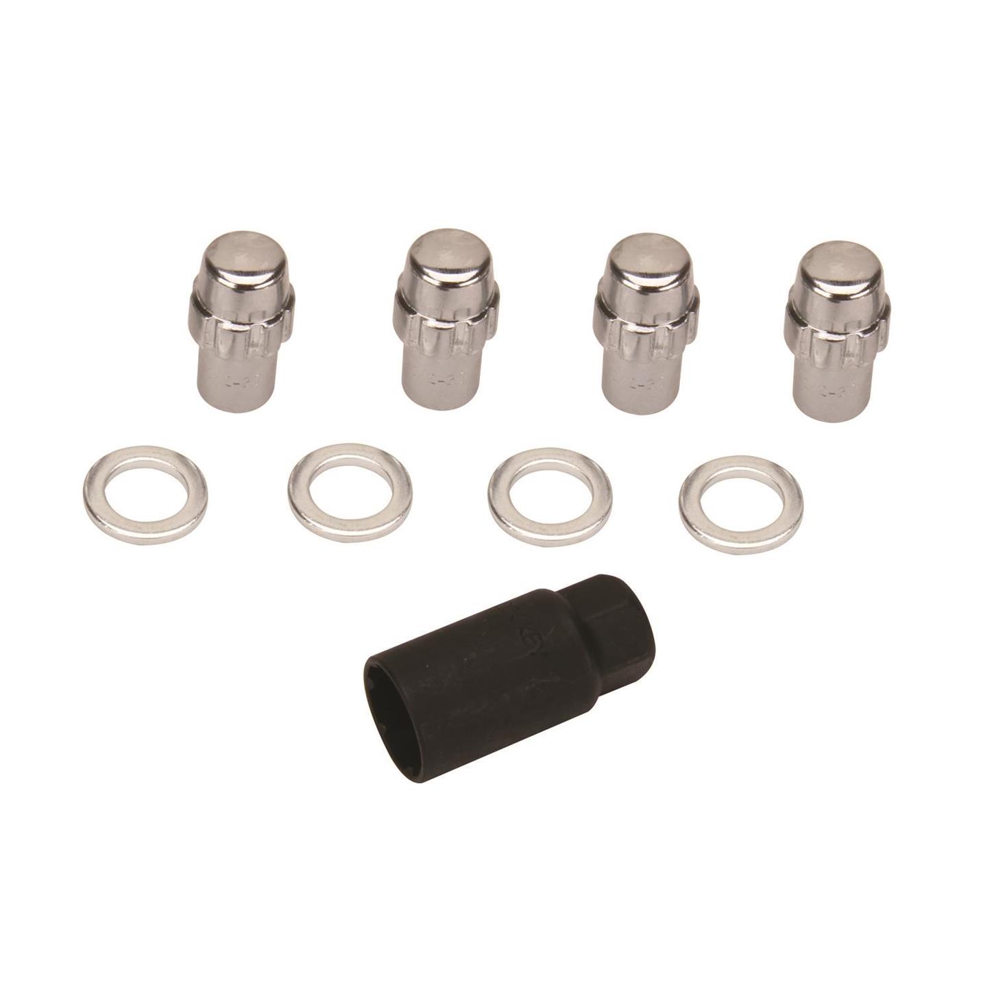 Gorilla Automotive 73681N 1/2-20 Mag Wheel Locks, 3/4 In Shank