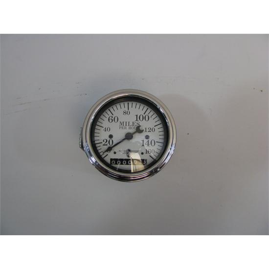 Garage Sale - Stewart Warner Individual Electric Speedometer, White Face