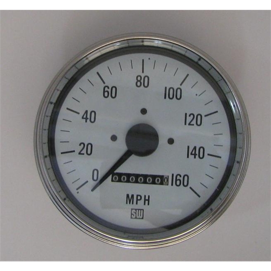 Garage Sale - 5in Programmable Electric Speedometer - White