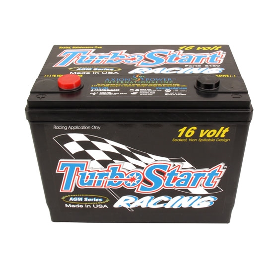 Axion Power S16V Turbo Start Racing Battery, 16 Volt