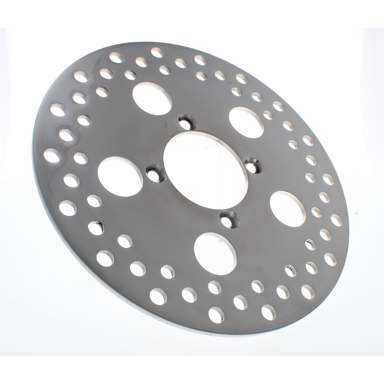 Front Polished Stainless Steel Replacement Brake Rotor, 1/4 x 10 Inch