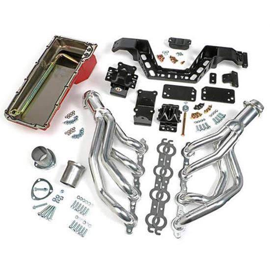 Trans-Dapt 42015 Engine Swap Kit, 1967-74 GM LS Manual, Silver Ceramic