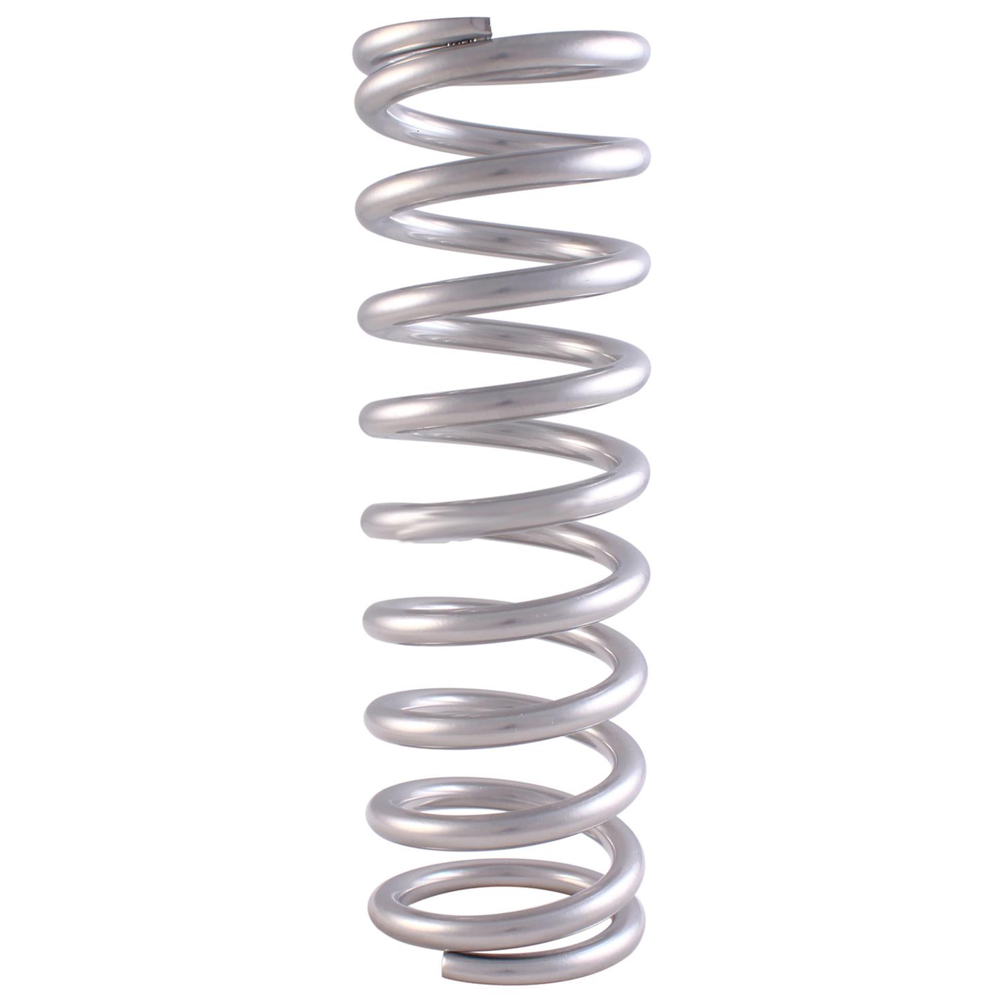QA1 8S160 Coil Spring, 8 Inch, 160lb Rate, Silver Powdercoated