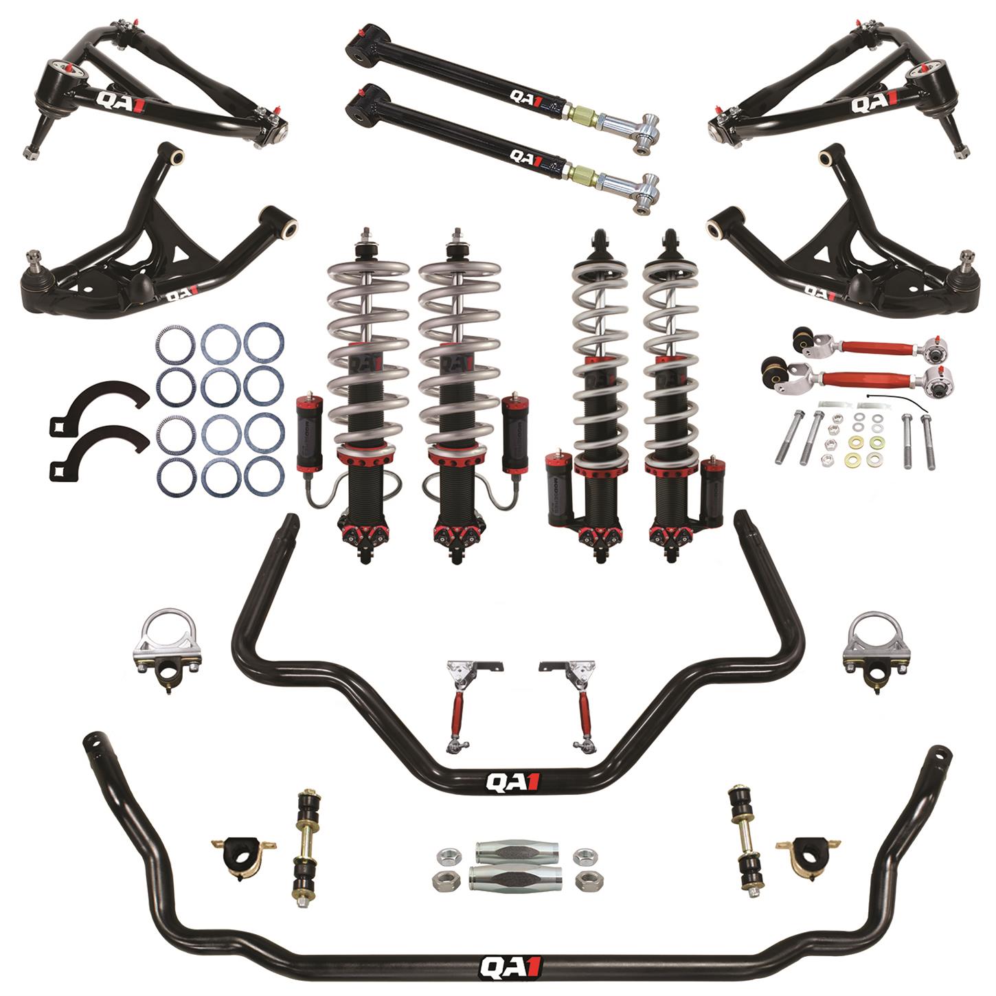 QA1 BW03-GMB5 Level 3 Big Wheel Kit, MOD Shocks, 77-90 GM B-Body