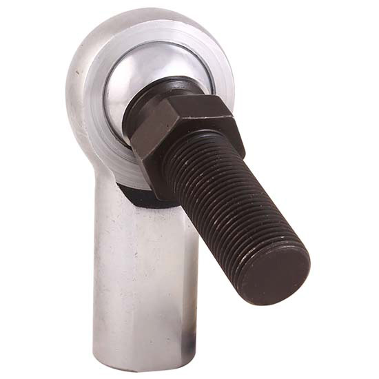 QA1 XFL4S X Series Loader Slot Rod End, 1/4 Bore, 1/4-28 LH Threads, Stud