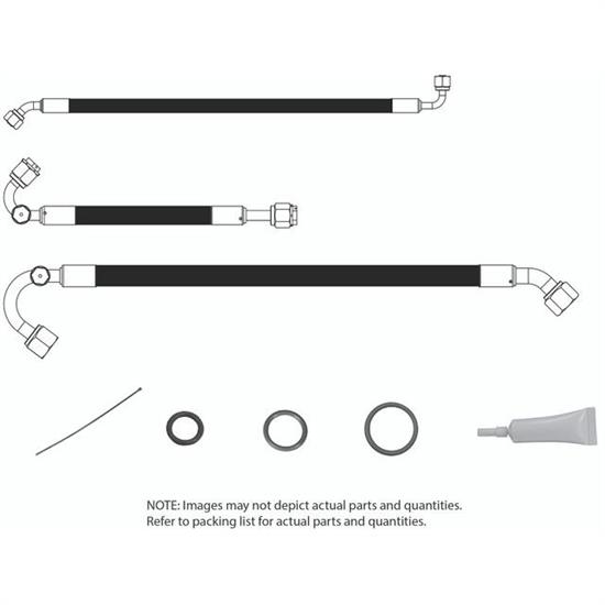 Vintage Air 526685 Firebird SureFit Reduced Barrier Std Hose Kit