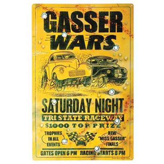 Garage Sale - Gasser Wars Metal Sign