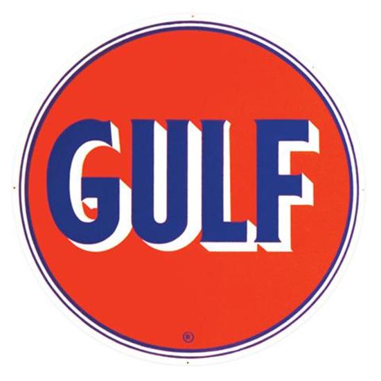 Gulf Metal Sign