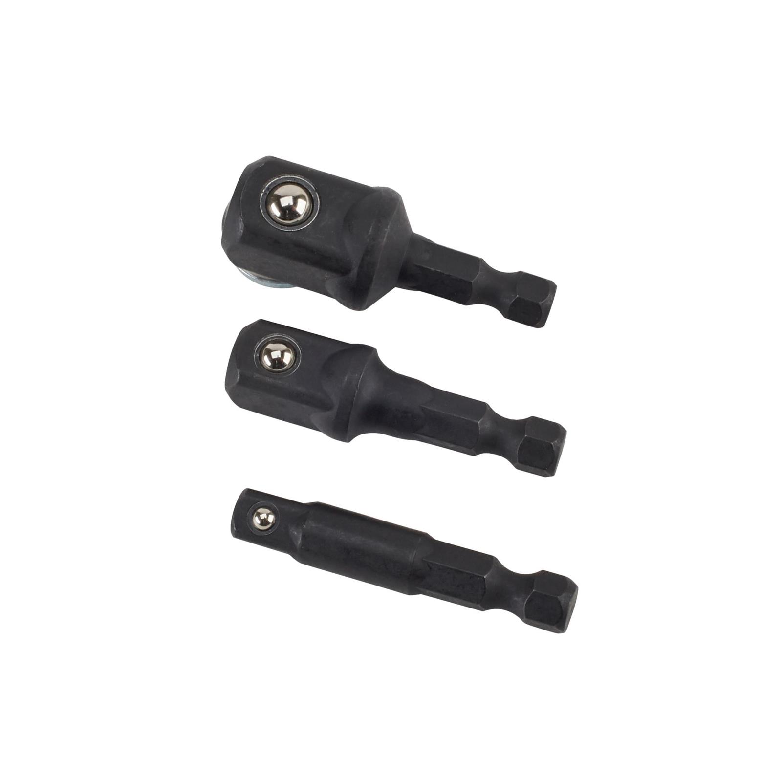 Titan Tools 12061 Stubby Socket Adapter Set, 3 Piece