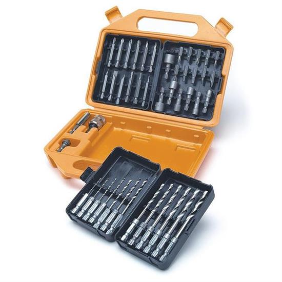 Titan Tools 16048 48-Piece Quick Disconnect Drill Bit Set w/ Case