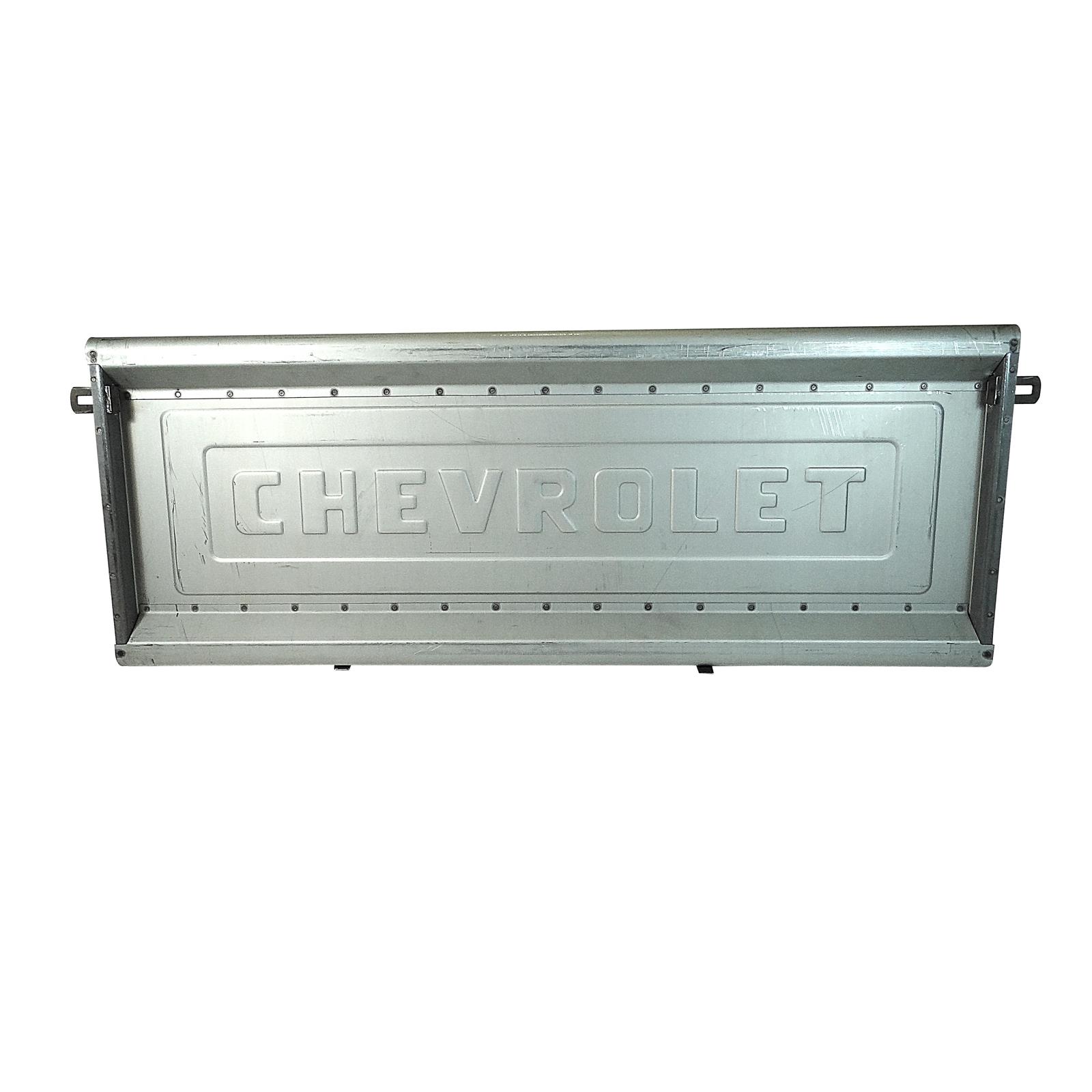 Mar-K 100646 Tailgate, Steel, Script, Chain Latch, 54-87 Chevy