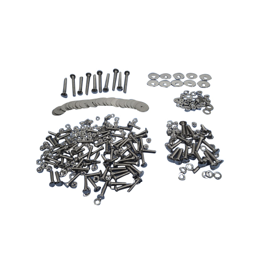 Mar-K 110271 Bed Bolt Kit, 47-51 GM Short Bed Natural Stainless