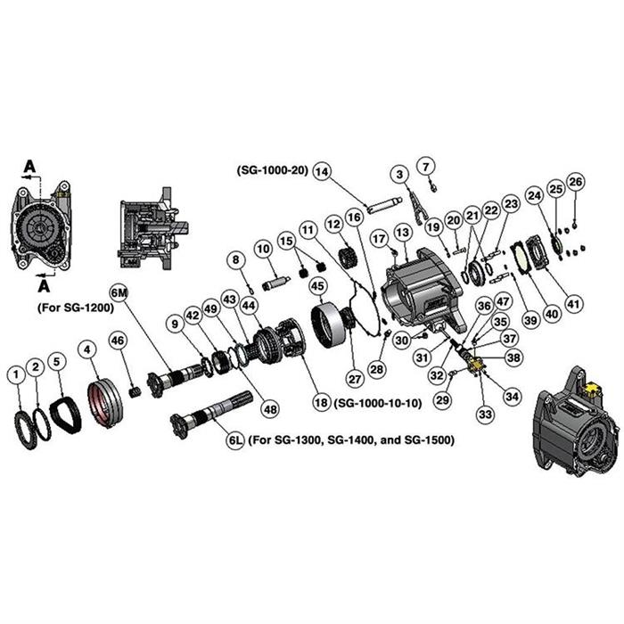 Bert Transmission SG-1013 Planetary Gear