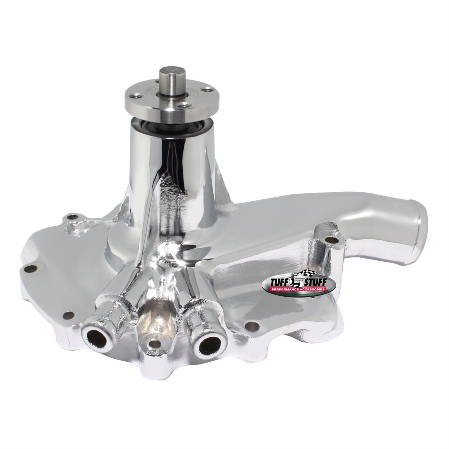 Tuff Stuff 1444NA Oldsmobile Cast-Iron Water Pump, Chrome