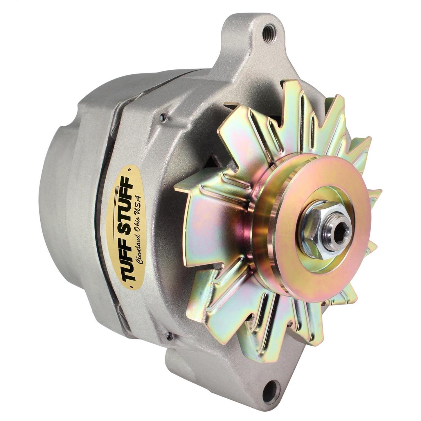Tuff Stuff 7078NJ Ford Alternator, 140 Amp, Ext Reg, Cast